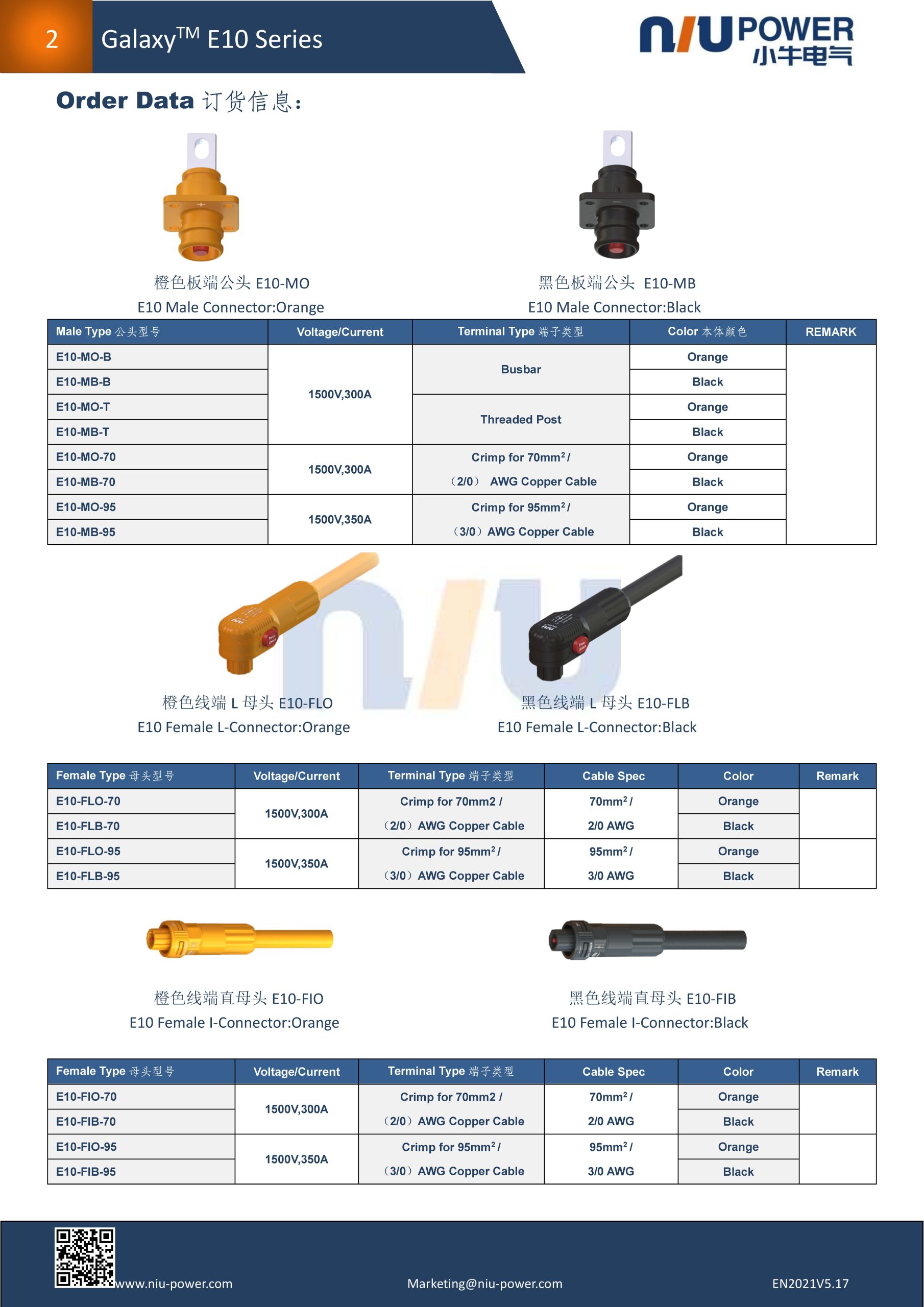 Galaxy E10 Series - Niu